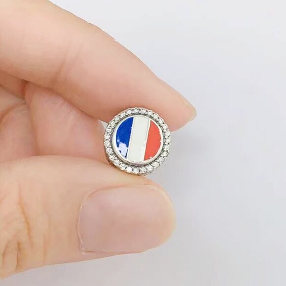 Pandora | Jewelry | Pandora France Flag Pendant | Poshmark